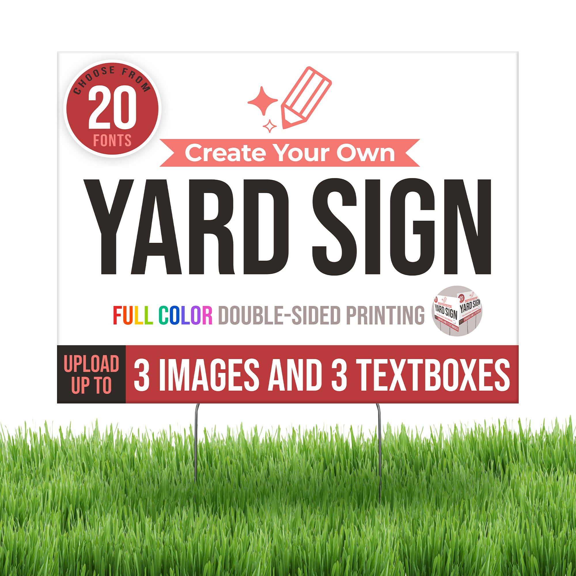 Yard Signs - 40 Pack WHOLESALE – Basic Fundamentals
